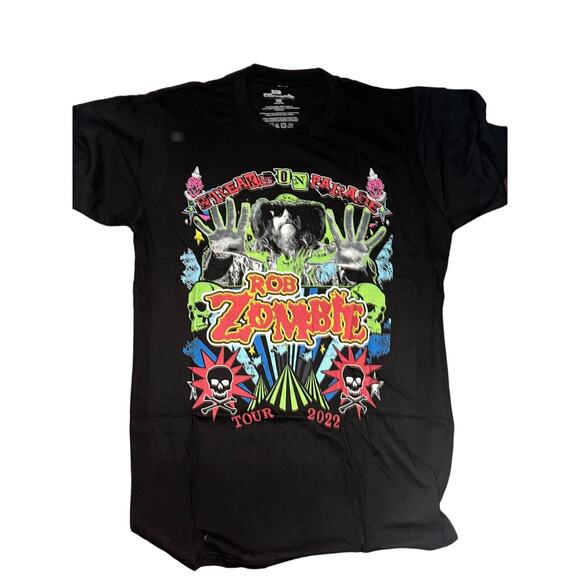Rob Zombie | Shirts | Rob Zombie Freaks On Parade Tour 222 Merch | Poshmark